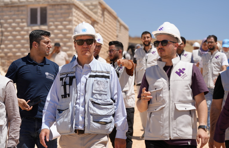 UN officials visit Human Appeal projects for 1500 families in Northwest Syria | Human Appeal